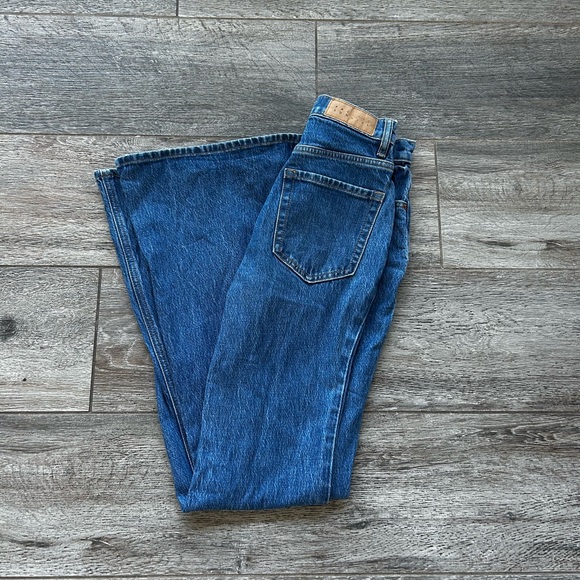 PacSun | Jeans | Pacsun Blue Flare Wide Leg Jeans | Poshmark